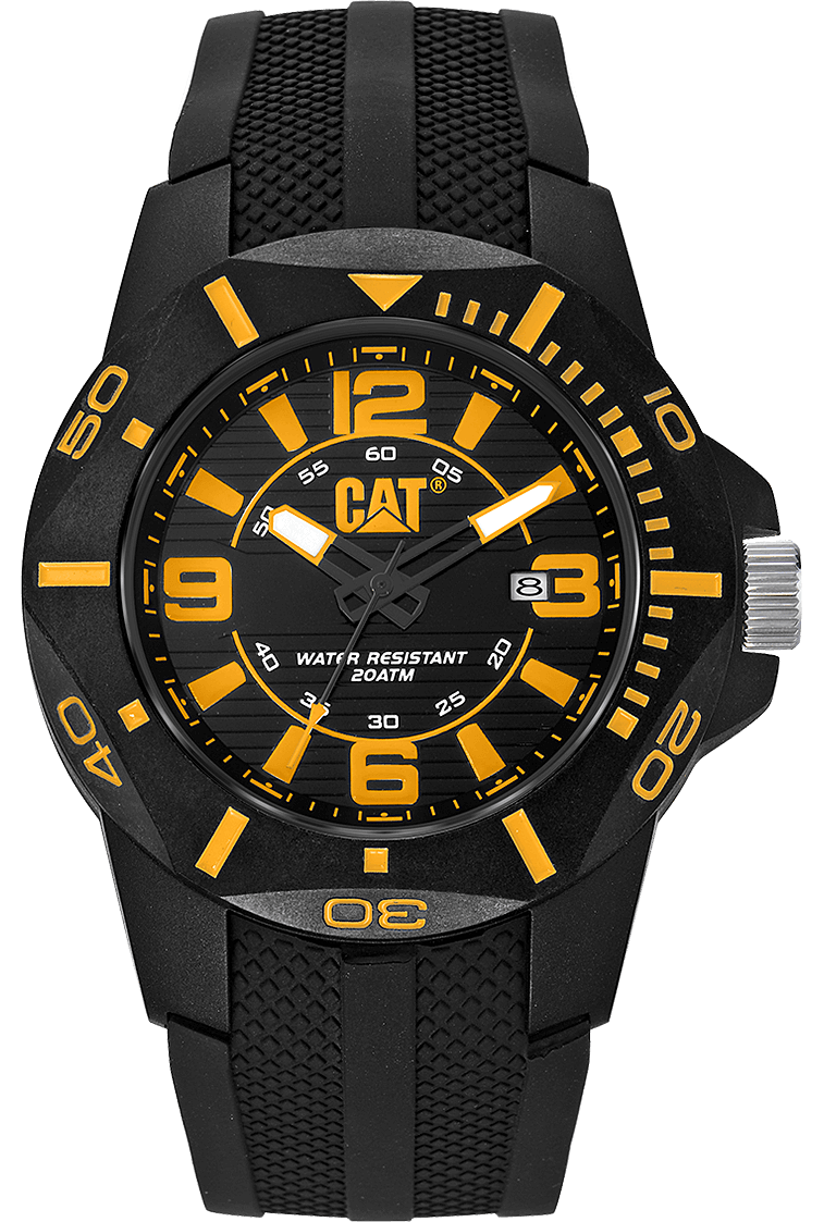 Black Yellow - Cat Watches